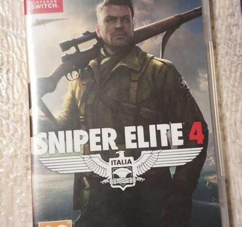 Картридж nintendo switch sniper elite 4