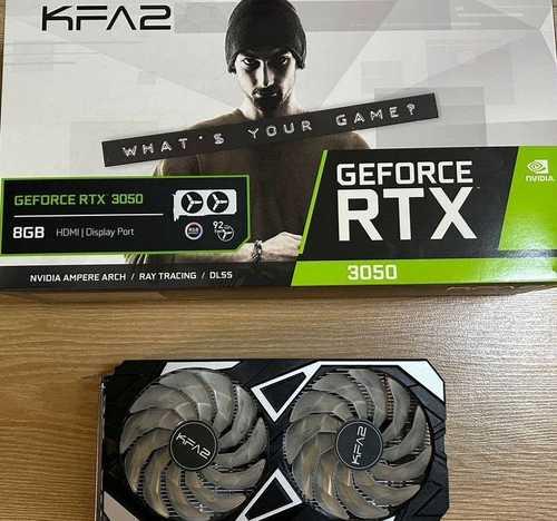 KFA2 Geforce RTX 3050 X Black 8 GB