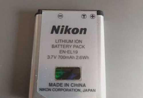 Аккумулятор EN-EL19 Nikon Coolpix S3100