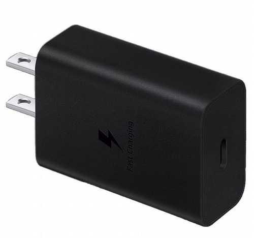 15W PD Power Adapter w C to C cable (1m) Black