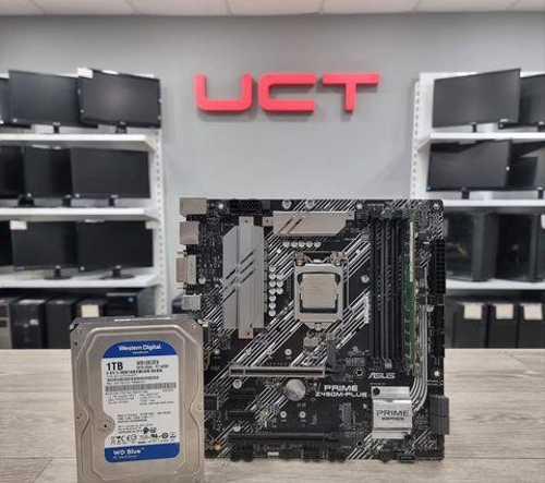 AsusZ490m+core I7-10700+DDR4 8Гб+Жд1Тб