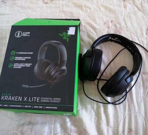 Наушники игровые razer kraken x lite