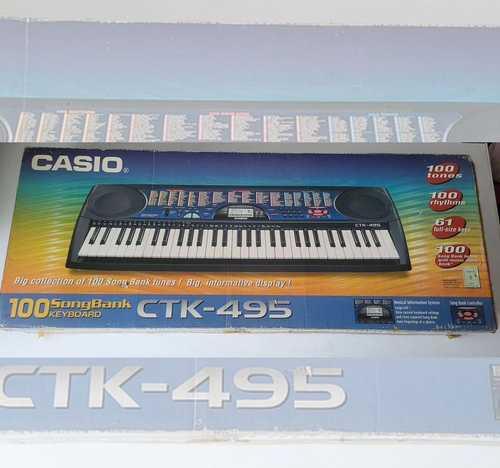 Синтезатор casio ctk-495