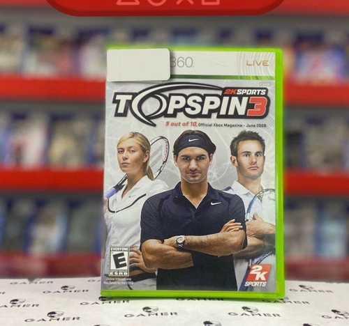 2K Sports TopSpin 3 xbox360 Б.У