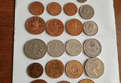 Лот монет Великобритании
