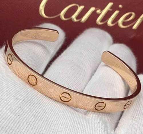 Браслет Cartier Love, розовое золото