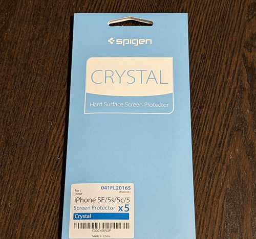 Защитная пленка Spigen Crystal для iPhone 5/5s/5c