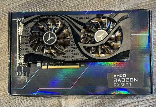 Видеокарта yeston RX 6600 8gb