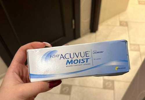 Линзы контактные -2,25 acuvue moist