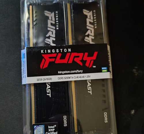 Kingston fury ddr5 32gb 16x2 5200