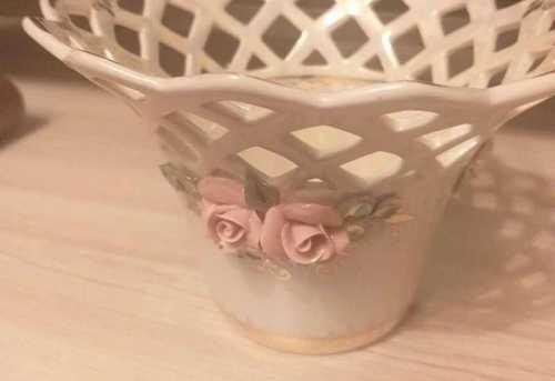 Кисловодский фарфор ваза для конфет
