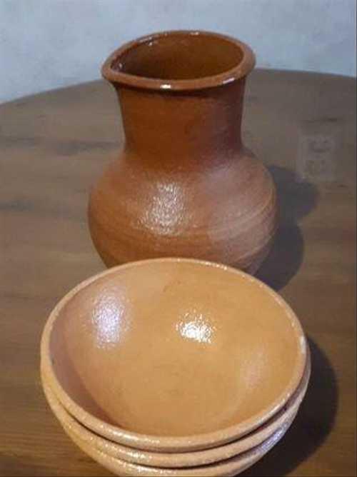 Глиняная посуда ручной работы