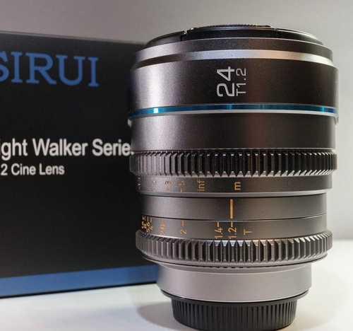 Объектив Sirui Nightwalker 24mm T1.2 fuji x mount