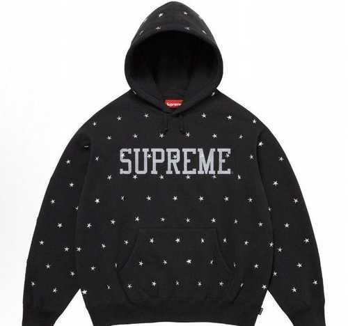 Худи Supreme Stars Studded F/W25 Week 10