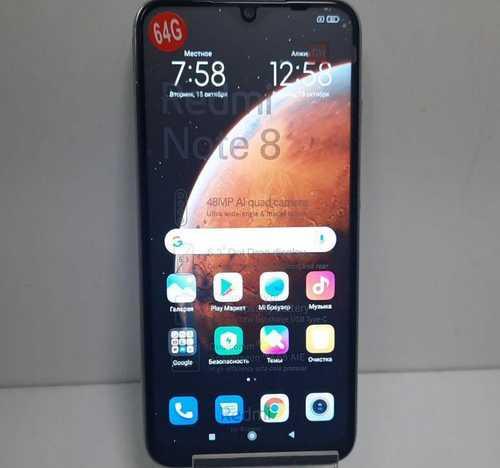 Xiaomi Redmi Note 8, 4/64 ГБ