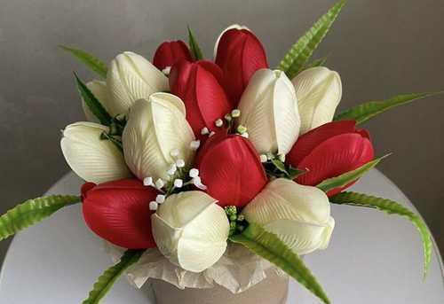 Букет из мыльных цветов Тюльпаны