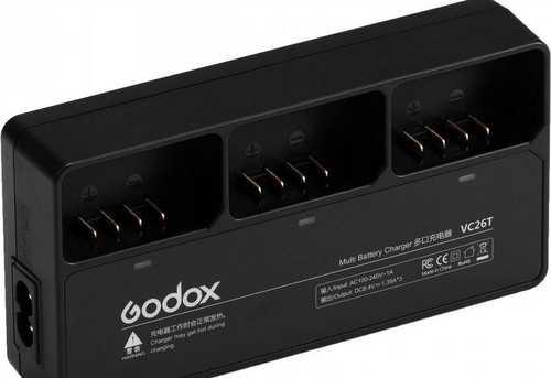 Зарядное устройство Godox VC26T Multi для VB26 нов