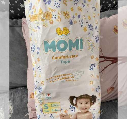 Подгузники momi s 102 шт