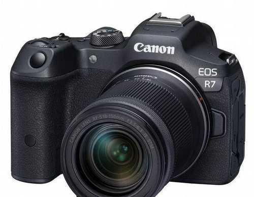 Беззеркальный фотоаппарат Canon EOS R7 Kit 18-150m