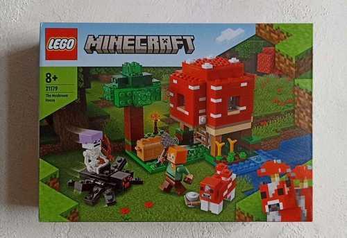 Lego Minecraft 21179 Грибной дом. Новый