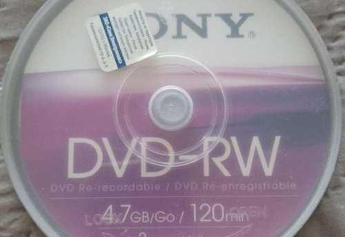 Диски Sony DVD-RW (10шт уп)