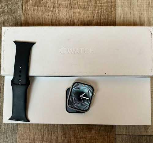 Часы apple watch 9 45 mm silver