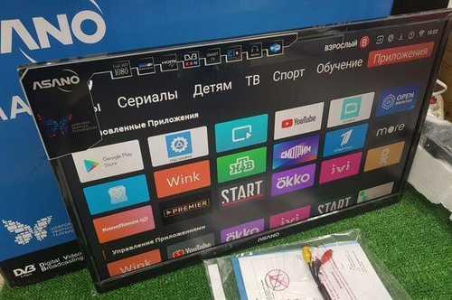 Новый Smart TV 61см,Full HD,DVB-T2 цифровые каналы