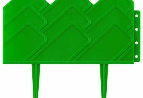 Бордюр "Готика" зеленый 14x310 см