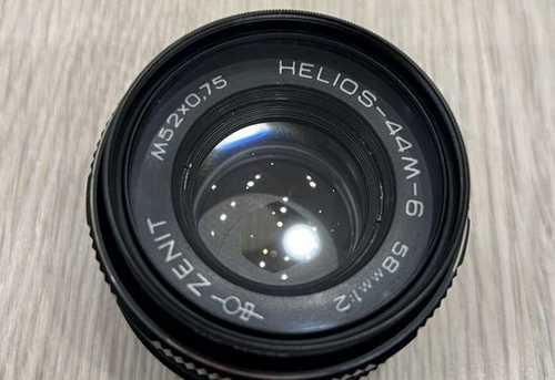 Объектив Helios 44 M-6 58mm 2.0 Zenit