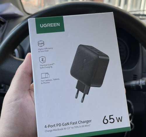 Зарядное устройство Ugreen GaN 65W Fast Charger