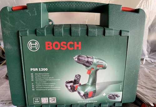 Аккумуляторная дрель bosch psr 1200