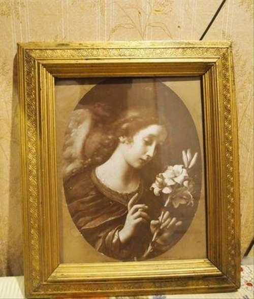 Картина печать ангел 19 век