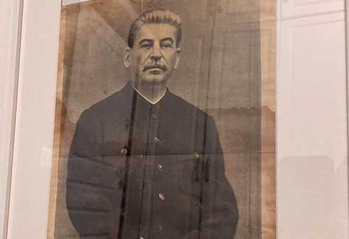 Фотография И.В. Сталина из журнала 1954 г