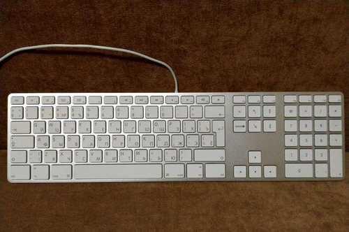 Клавиатура Apple USB Wired Keyboard A1243 MB110RU