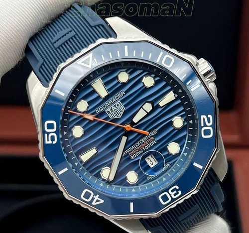 Наручные мужские часы Tag Heuer Aquaracer синий