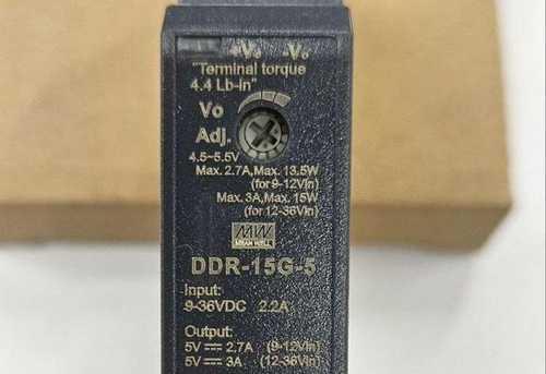 Преобразователь DC-DC Mean Well DDR-15G-5