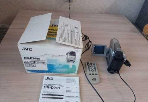 Видеокамера jvc кассетная GR-D248E на запчасти