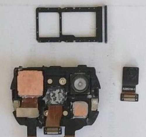 Модуль камер, sim- лоток и отпечаток пальца