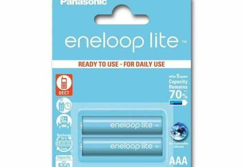 Аккумулятор panasonic Eneloop Lite AAA 550 2BP (BK