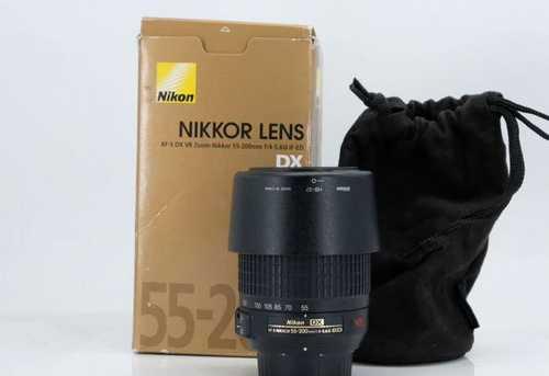 Nikon 55-200mm f/4-5.6G ED DX Nikkor отл. сост