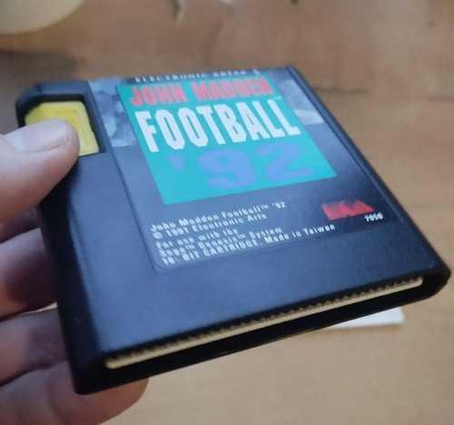 John Madden Football, картридж для Sega Mega Drive