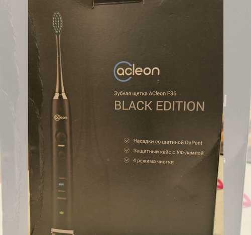 Зубная щётка acleon F36 black edition