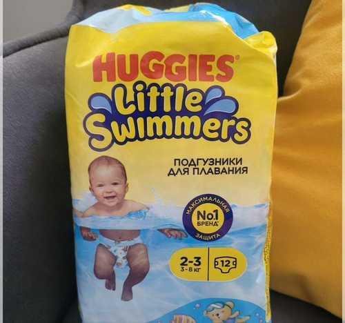 Подгузники для плавания huggies