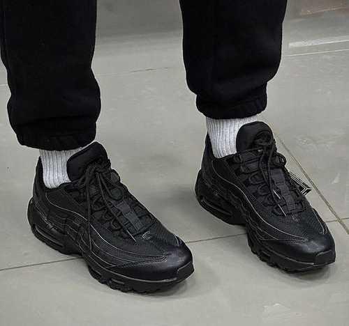 Прочные Кроссовки Nike Air Max 95 Black Мужские Но