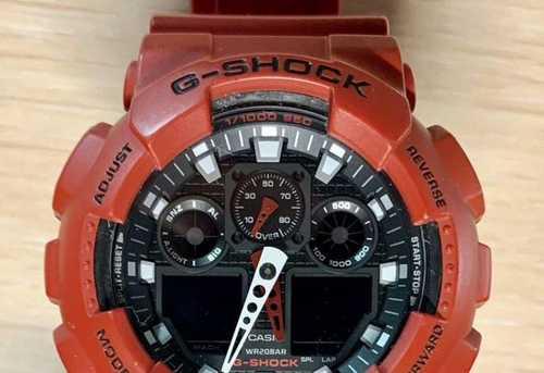 Наручные часы casio G-Shock GA-100B-4A кварцевые
