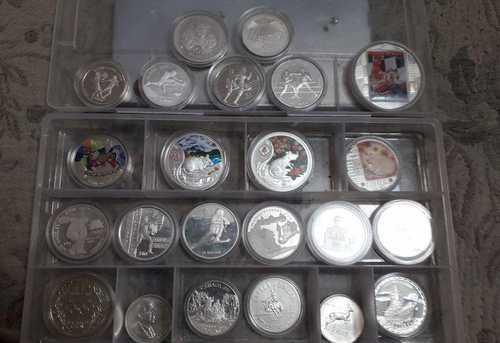 Крупные серебряные монеты