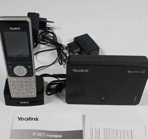 Ip dect телефон yealink w56h   база w56p