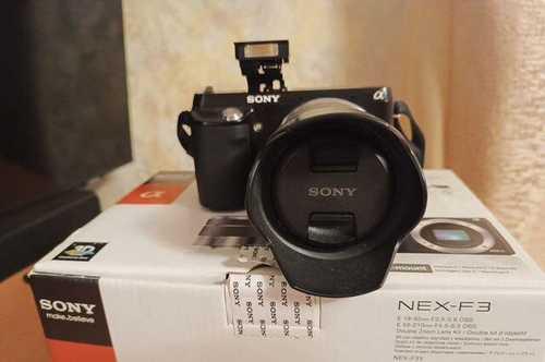 Зеркальный фотоаппарат sony альфа NEX-F3
