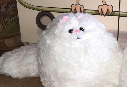 Котик пухлячок/ кот /белая кошка мягкая игрушка