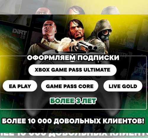 Все подписки Xbox: Game Pass, EA Play и Live Gold